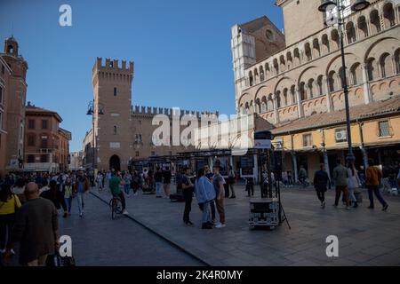 Ferrara, Italy. 2nd Oct, 2022. Last day of the Internazionale Magazine ...