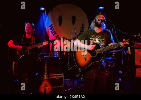 Will Rendle of British rock band Will and the People performs live at ...
