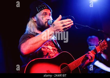 Will Rendle of British rock band Will and the People performs live at ...