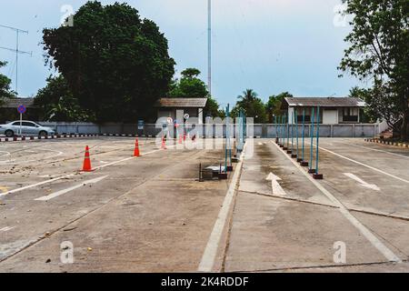 Driving test and training area with simulate test for driving license ...