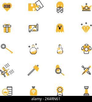 Game time icon on white background for graphic and web design, Modern ...