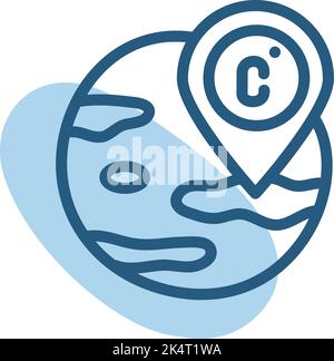 earth planet and thermometer Stock Vector Image & Art - Alamy