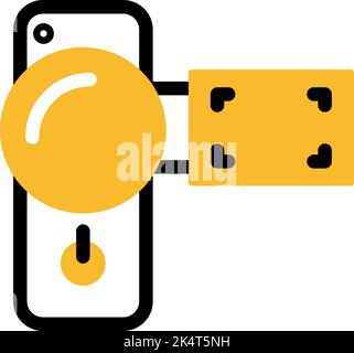 Video camera Simple vector icon. Illustration symbol design template ...