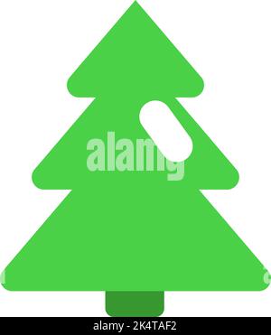 Concept tree organic natural pine and fir forest icon vector ...