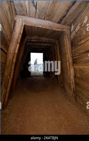 Porto Flavia, Masua, old mine visited, Iglesias, Sardinia, Italy Stock ...