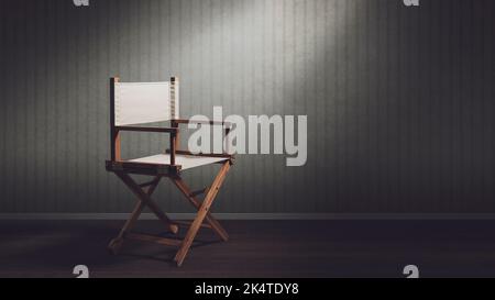 Foldable director's chair: film industry, professional acting school ...