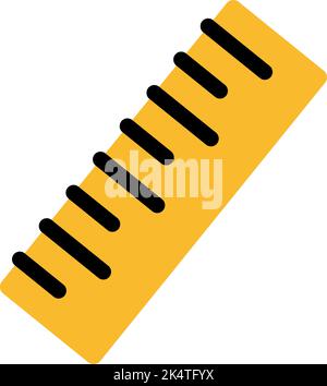 vector measurement ruler icon. Black icon. Modern flat design vector ...