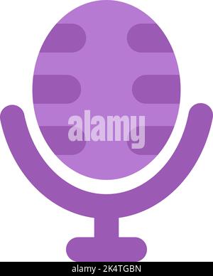 set microphone linear icon isolated. Vector illustration Stock Vector ...
