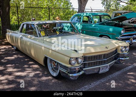 Front View of a 1963, Cadillac Series 62, 7th Generation, Convertible ...