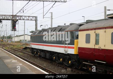 Steam Dreams the Lakes Express special train, Carnforth railway station ...