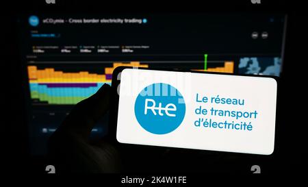 The logo RTE Réseau de Transport d'Électricité (Electricity ...