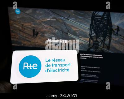 The logo RTE Réseau de Transport d'Électricité (Electricity ...