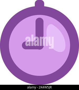 Logistics clock, illustration, vector on a white background Stock ...