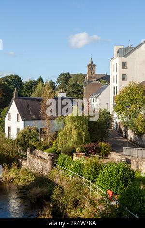 Dunblane Allan water river Scotland UK Stock Photo - Alamy
