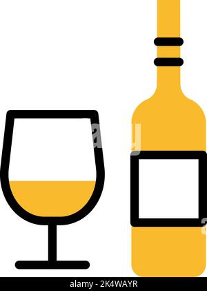 Glass symbol, ecology recycling sign isolated on white background ...