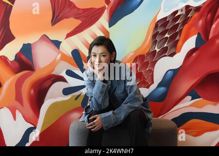 Hong Kong singer and songwriter Panther Chan, at Warner Music in ...