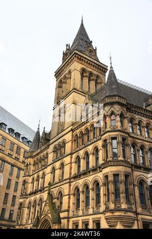 Manchester City Hall. Local government building of Manchester UK Stock ...