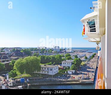 Overview of Warnemunde, Germany, Europe Stock Photo - Alamy