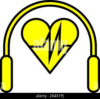 gym skipping rope Stock Vector Image & Art - Alamy