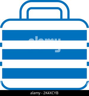 Suitcase on a white background. Vector illustration Stock Vector Image ...