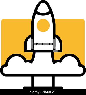 launch icon Stock Vector Image & Art - Alamy