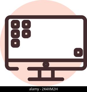 computer display isolated icon vector illustration design Stock Vector ...