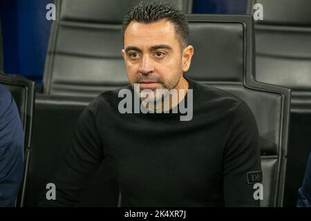 Xavi Hernandez coach of FC Barcelona during the La Liga Santander match ...