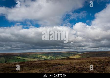 The North York Moors near Castleton, North Yorkshire, UK Stock Photo ...