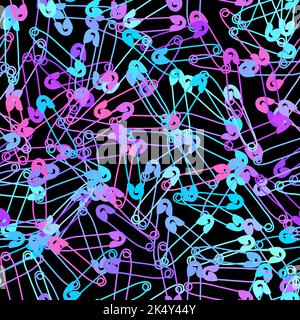 Sewing cartoon seamless pin pattern for wrapping paper and clothes ...