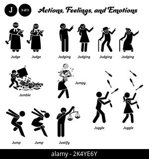 ..Pictogram dancer stick figure icon set. Black pictogram party dancing ...