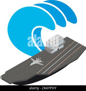 Isometric Naval base. A naval base, navy base, or military port is a ...