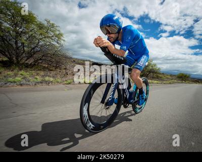 German Patrick Lange pictured in action during preparations before this ...