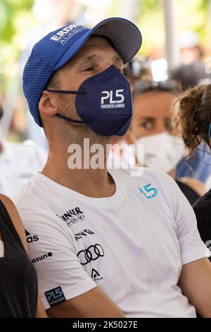 German Patrick Lange pictured in action during preparations before this ...