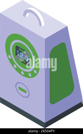 Isometric Home Medical Oxygen Concentrator. Medical oxygen ...