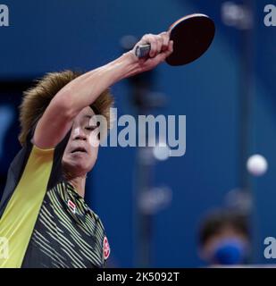CHENGDU, CHINA - OCTOBER 5, 2022 - NG Pak Nam of the Hong Kong competes ...