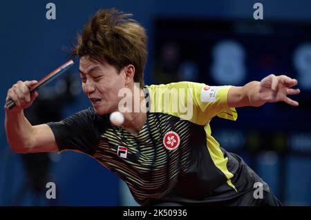 CHENGDU, CHINA - OCTOBER 5, 2022 - NG Pak Nam of the Hong Kong competes ...