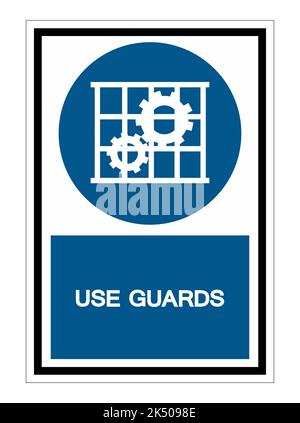 Use Guards Protection Symbol Sign Isolate on White Background,Vector ...