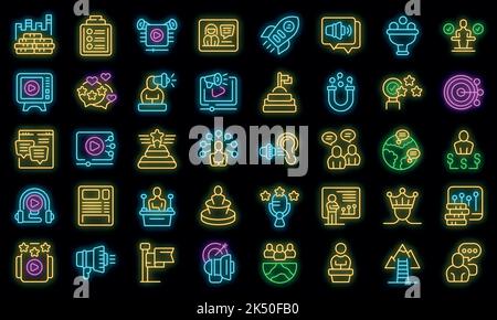 Key opinion leader icons set outline vector. Key strategy. Business ...