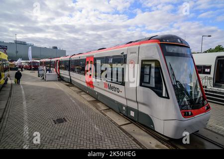 Berlin, Verkehrsmesse Innotrans, Stadler Subway Glasgow Stock Photo - Alamy