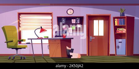 Detective pinboard with evidences vector illustration. Cartoon ...
