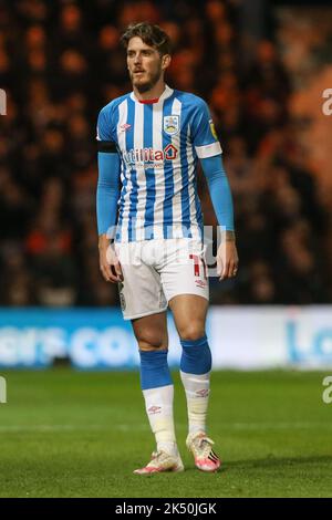 Connor Mahoney #11 of Huddersfield Town arrives at The Riverside ...