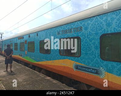 Humsafar Express standing at a platform. it is a fully premium service ...