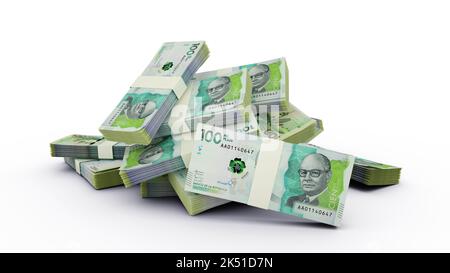 3D Stack of Colombian peso notes Stock Photo - Alamy