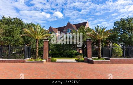 Tallahassee, FL - September 30, 2022: Florida State University entrance ...