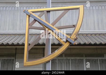 Quadrant in front of Inou Tadataka Museum Katori city Japan Stock Photo ...
