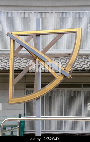 Quadrant in front of Inou Tadataka Museum Katori city Japan Stock Photo ...