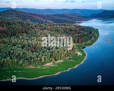 Pierre-Percee lake in the Vosges, Lorraine, France Stock Photo - Alamy