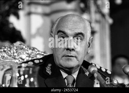 Alejandro Agustin Lanusse, Argentine defacto president, at his ...