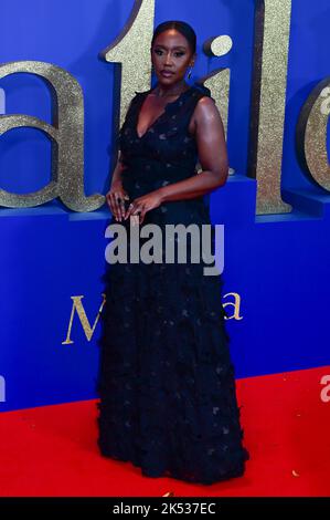 London, UK , 05/10/2022, Nana Mensah Arrive at the Cast and filmmakers ...