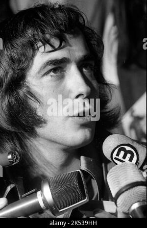 Joan Manuel Serrat, Spanish popular singer, in Buenos Aires Stock Photo ...